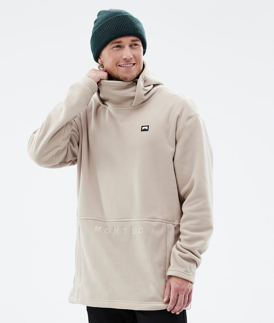 Montec Delta Fleecegenser Herre Sand - Beige | Ridestore.no