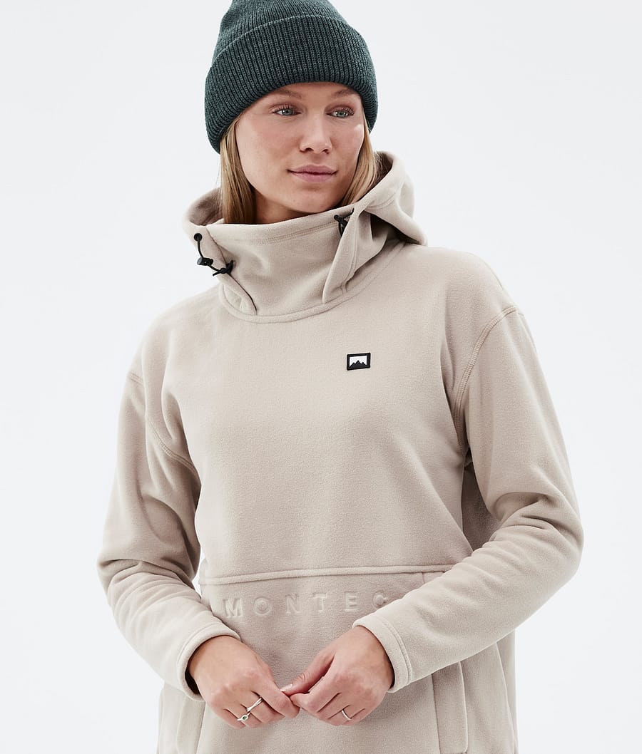 Montec Delta W Fleecegenser Dame Sand - Beige | Ridestore.no